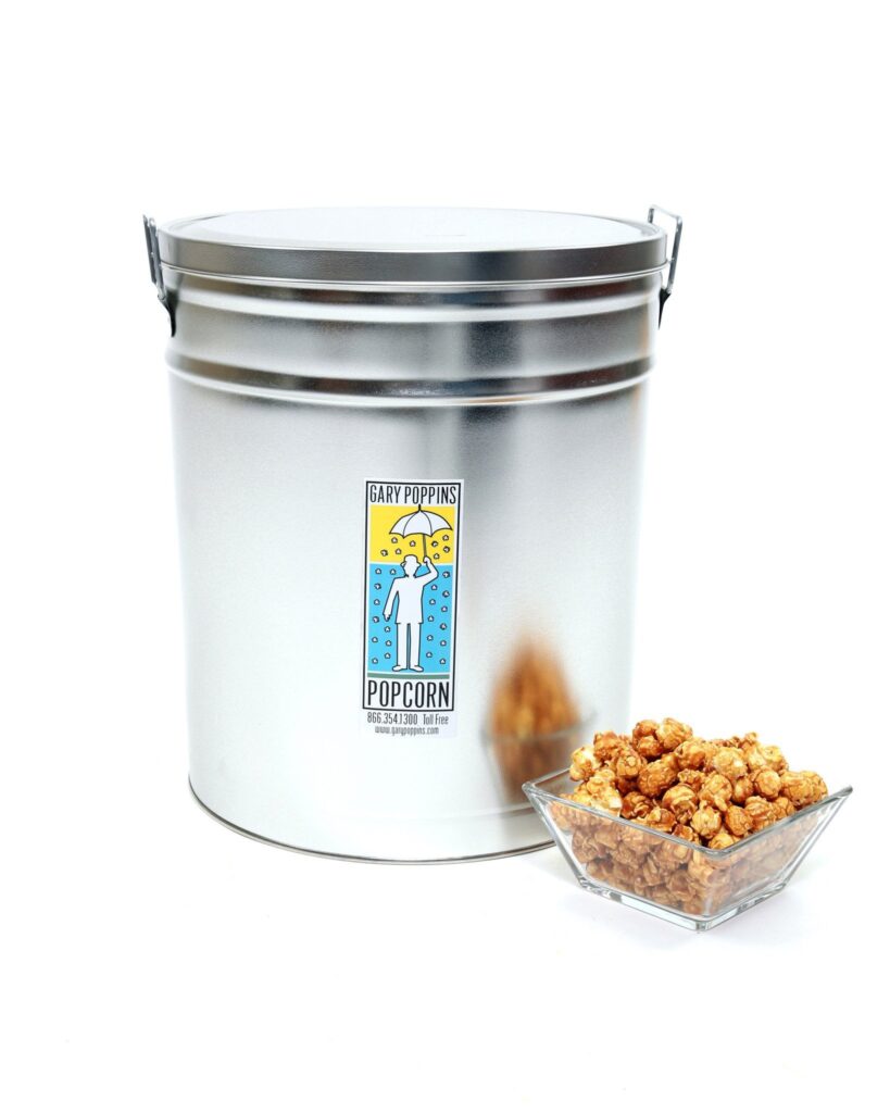 Classic Caramel - Gourmet Popcorn - 6.5 Gallon Tin from Gary Poppins